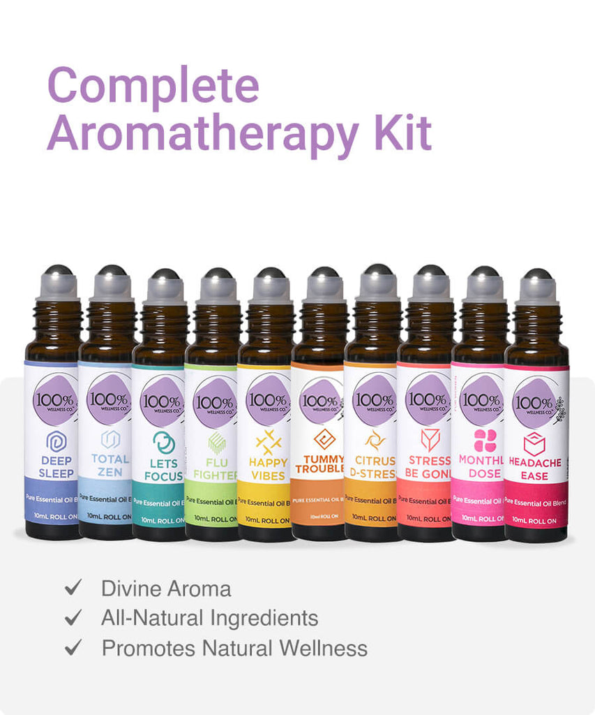 Buy Complete Aromatherapy Kit at Best Price – 100Percent Wellness Co